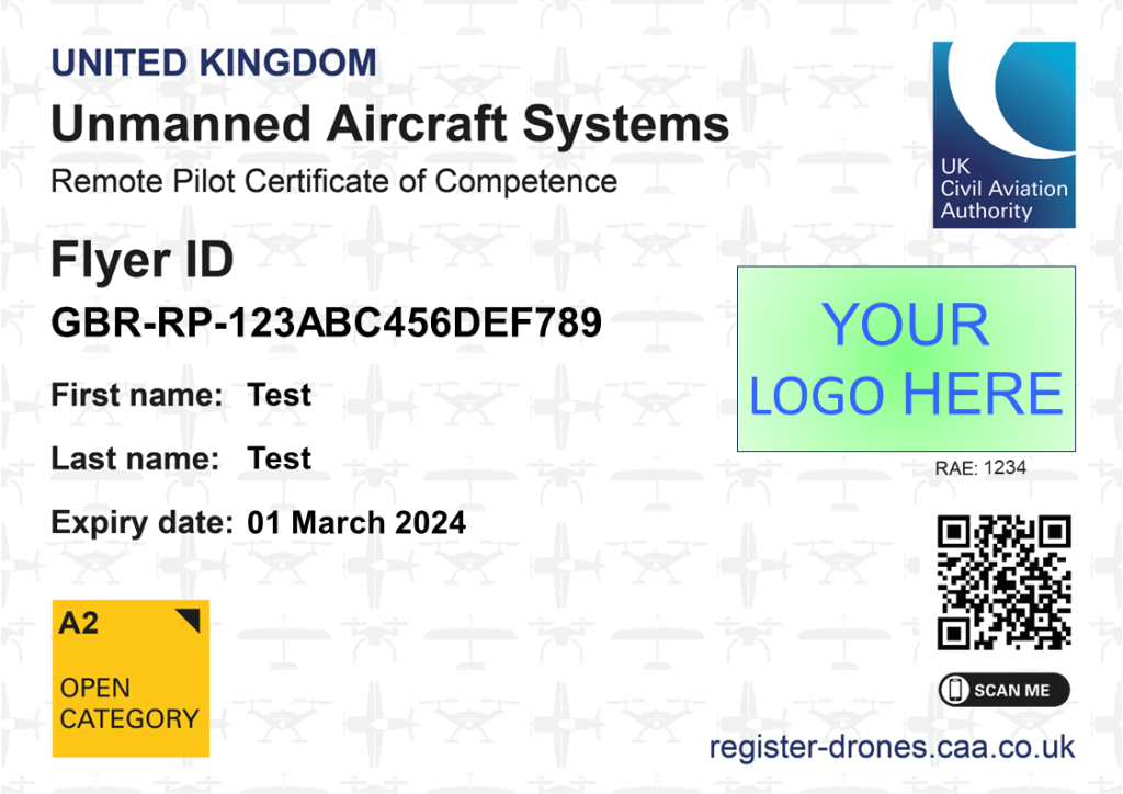 CAA Drone Pilot ID Cards - Iprosurv Drone Solutions