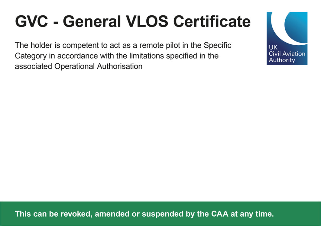 CAA Drone Pilot ID Cards - Iprosurv Drone Solutions
