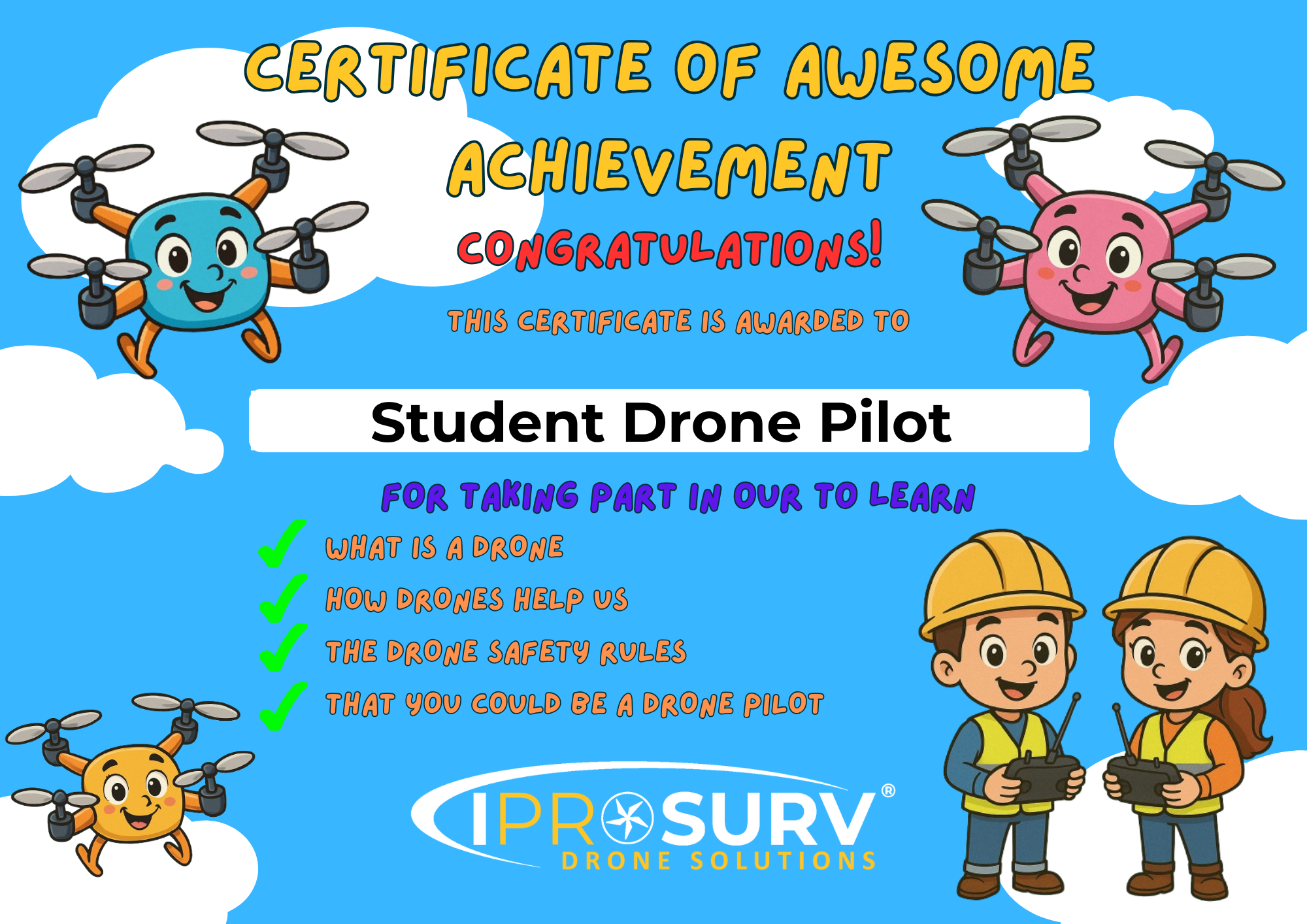 "Empowering Education: Train-the-Trainer Drone Program"